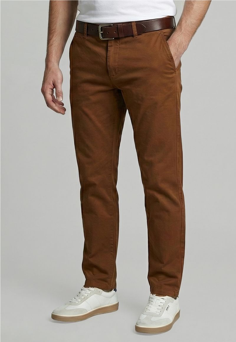 Pantalón Twill Without Pleats L/31 Lt Camel - Ferouch
